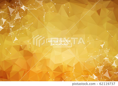 Abstract Brown Polygonal Space Dark Background - Stock Illustration ...