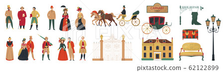 Old Town Icon Set - Stock Illustration [62122899] - PIXTA