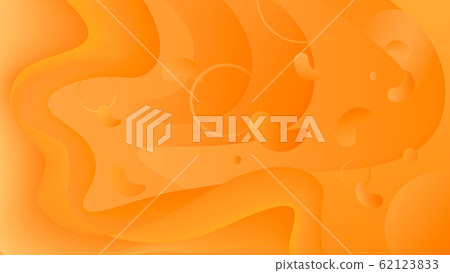 Abstract bright colorful orange paradise... - Stock Illustration ...