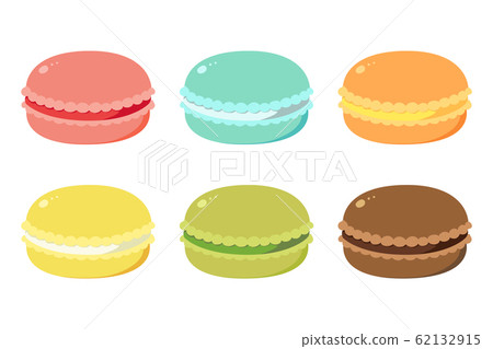 Macaroon cartoon - Stock Illustration [62132915] - PIXTA
