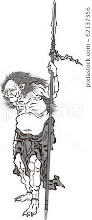 Ukiyo-e oni 6 - Stock Illustration [62137356] - PIXTA