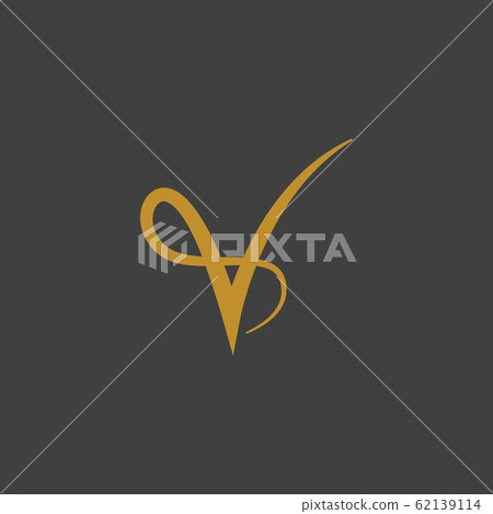 V Letter icon Template vector - Stock Illustration [62139114] - PIXTA