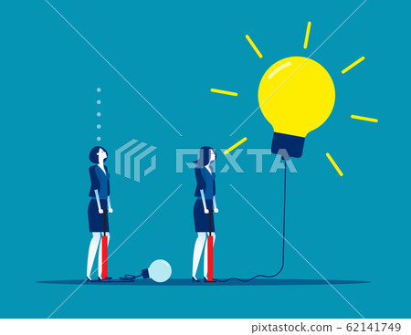 Extending ideas. Concept business vector - Stock Illustration [62141749 ...
