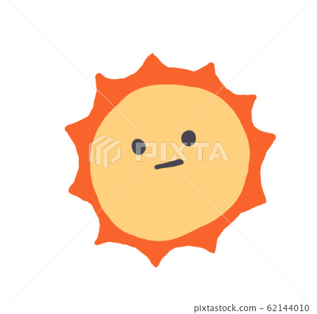 Very cute sun - Stock Illustration [62144010] - PIXTA