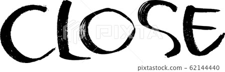 CLOSE - Stock Illustration [62144440] - PIXTA