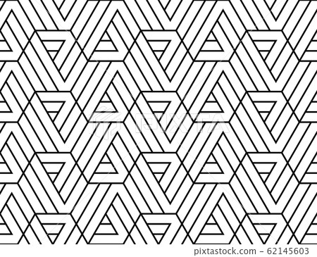 Abstract geometric pattern with stripes, lines. - Stock Illustration ...