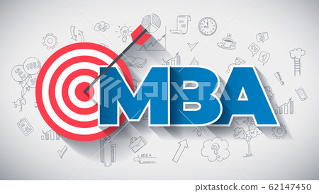 MBA - Creative Business Concept. Web Design... - Stock Illustration ...
