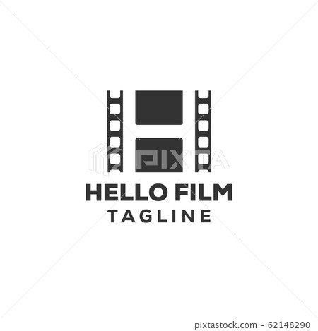 letter h film strom logo vector illustration... - Stock Illustration ...
