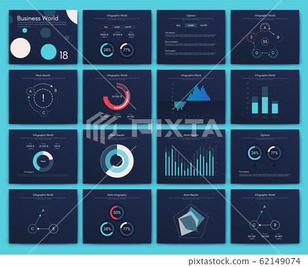Big set of infographics elements. EPS10. Stock - Stock Illustration ...