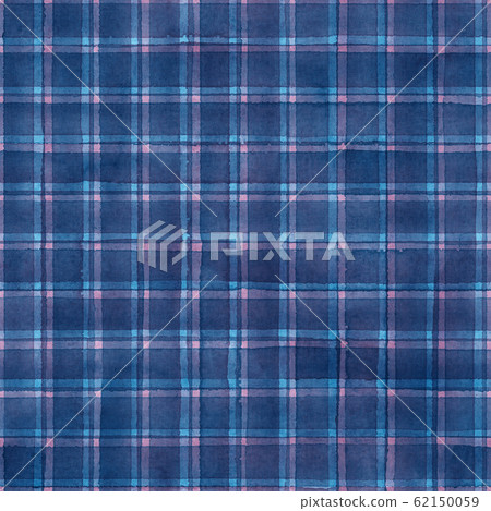 Watercolor stripe plaid seamless pattern. Colorful - Stock Illustration ...