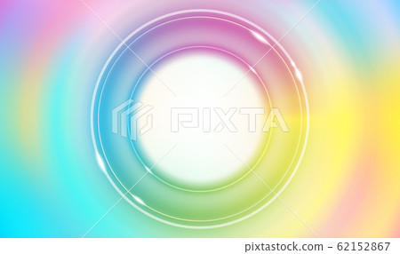 Abstract rainbow circles background vector-插圖素材 [62152867] - PIXTA圖庫