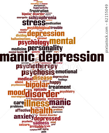 Manic depression word cloud - Stock Illustration [62155049] - PIXTA