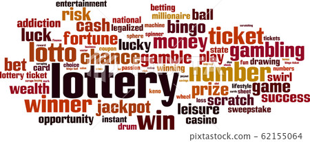 Lottery word cloud - Stock Illustration [62155064] - PIXTA