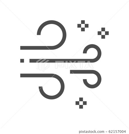 wind dust icon - Stock Illustration [62157004] - PIXTA