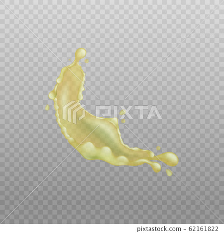 Flowing drop motion of yellow liquid on... - Stock Illustration ...