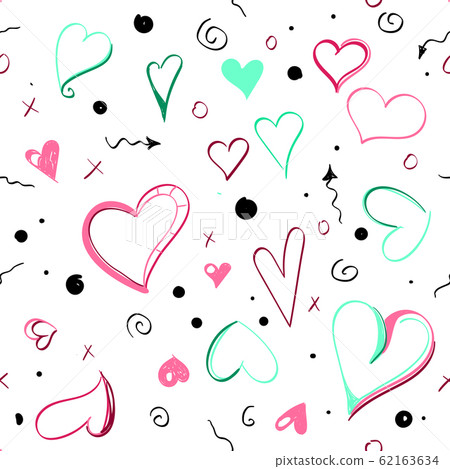 Heart is symbol of love. Abstract valentines... - Stock Illustration ...