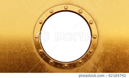 Round metal frame isolated on the white - Stock Illustration [62164742 ...