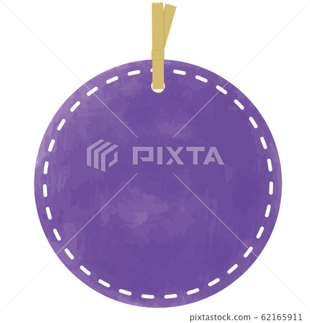 Purple tag - Stock Illustration [62165911] - PIXTA