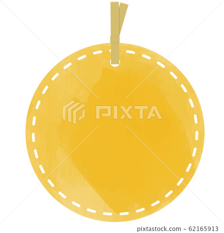 Yellow tag - Stock Illustration [62165913] - PIXTA
