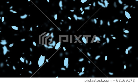 Light blue cherry snowstorm particle material /... - Stock Illustration ...