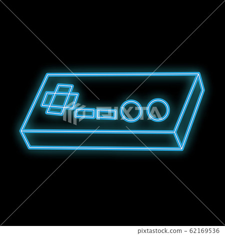 Beautiful abstract neon bright glowing icon-插圖素材 [62169536] - PIXTA圖庫