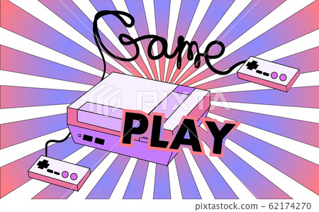 Old vintage retro hipster antique game - Stock Illustration [62174270 ...