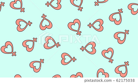 Texture seamless pattern of flat icons - Stock Illustration [62175038 ...