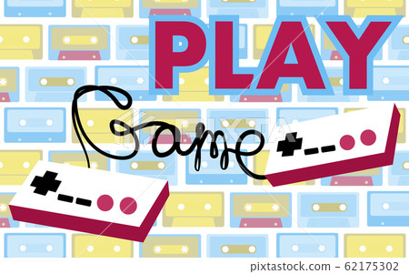 Old vintage retro hipster antique game - Stock Illustration [62175302 ...