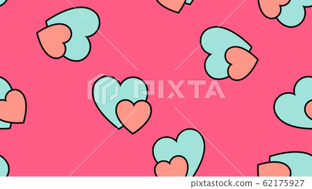 Texture seamless pattern of flat icons - Stock Illustration [62175927 ...