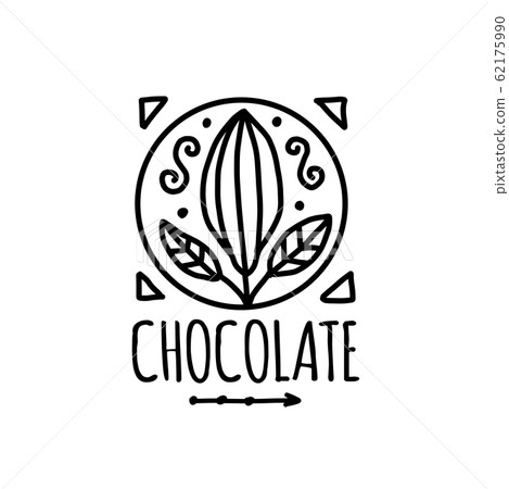 Chocolate, art sign for your design - Stock Illustration [62175990] - PIXTA