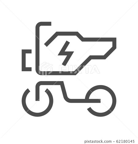 electric motorcycle icon - Stock Illustration [62180145] - PIXTA