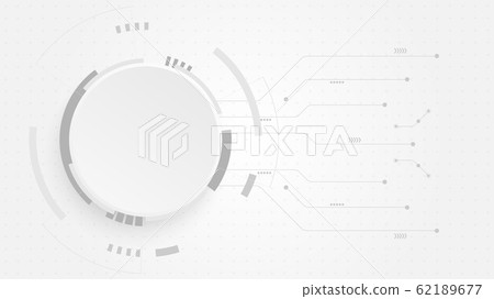 Abstract Digital Technology Cycle... - Stock Illustration [62189677 ...