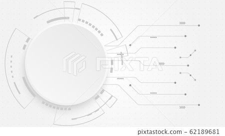 Abstract Digital Technology Cycle... - Stock Illustration [62189681 ...
