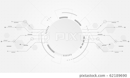 Abstract Digital Technology Cycle... - Stock Illustration [62189690 ...