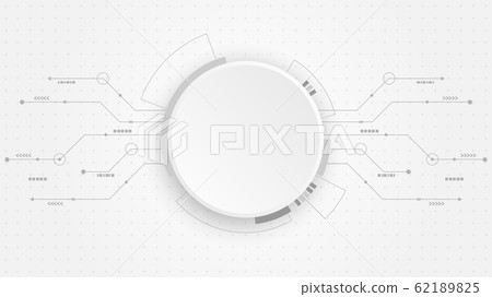 Abstract Digital Technology Cycle... - Stock Illustration [62189825 ...