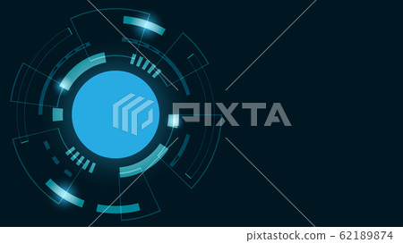 Abstract Digital Technology Cycle... - Stock Illustration [62189874 ...
