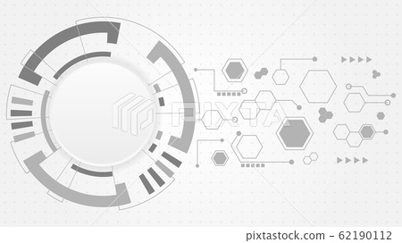 Abstract Digital Technology Cycle... - Stock Illustration [62190112 ...