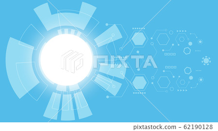 Abstract Digital Technology Cycle... - Stock Illustration [62190128 ...