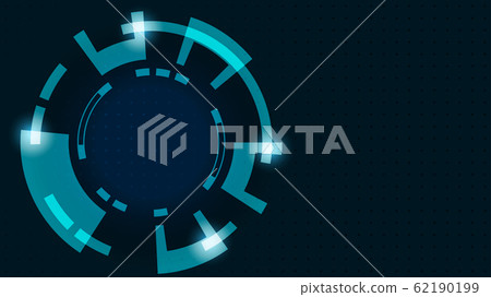 Abstract Digital Technology Cycle... - Stock Illustration [62190199 ...