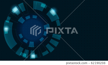 Abstract Digital Technology Cycle... - Stock Illustration [62190208 ...