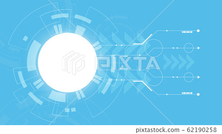 Abstract Digital Technology Cycle... - Stock Illustration [62190258 ...
