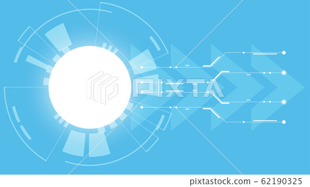 Abstract Digital Technology Cycle... - Stock Illustration [62190325 ...