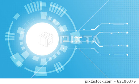Abstract Digital Technology Cycle... - Stock Illustration [62190379 ...