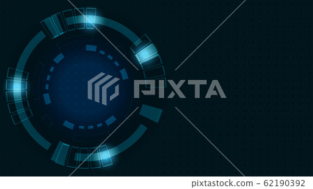 Abstract Digital Technology Cycle... - Stock Illustration [62190392 ...