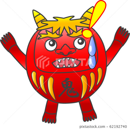Dharma-shaped red demon: 013 - Stock Illustration [62192740] - PIXTA