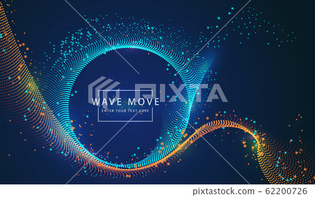Abstract technology background dyanmic sparkle... - Stock Illustration ...