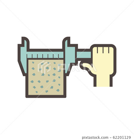 concrete testing icon - Stock Illustration [62201129] - PIXTA