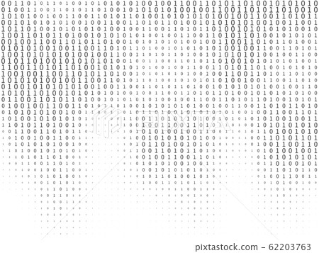 Binary code. Streaming decryption and... - Stock Illustration [62203763] - PIXTA