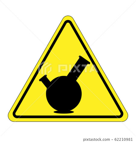 marijuana warning sign - Stock Illustration [62210981] - PIXTA
