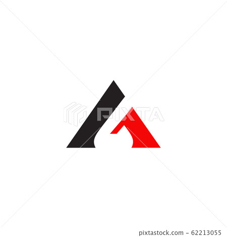 A letter initial icon logo design vector template - Stock Illustration ...